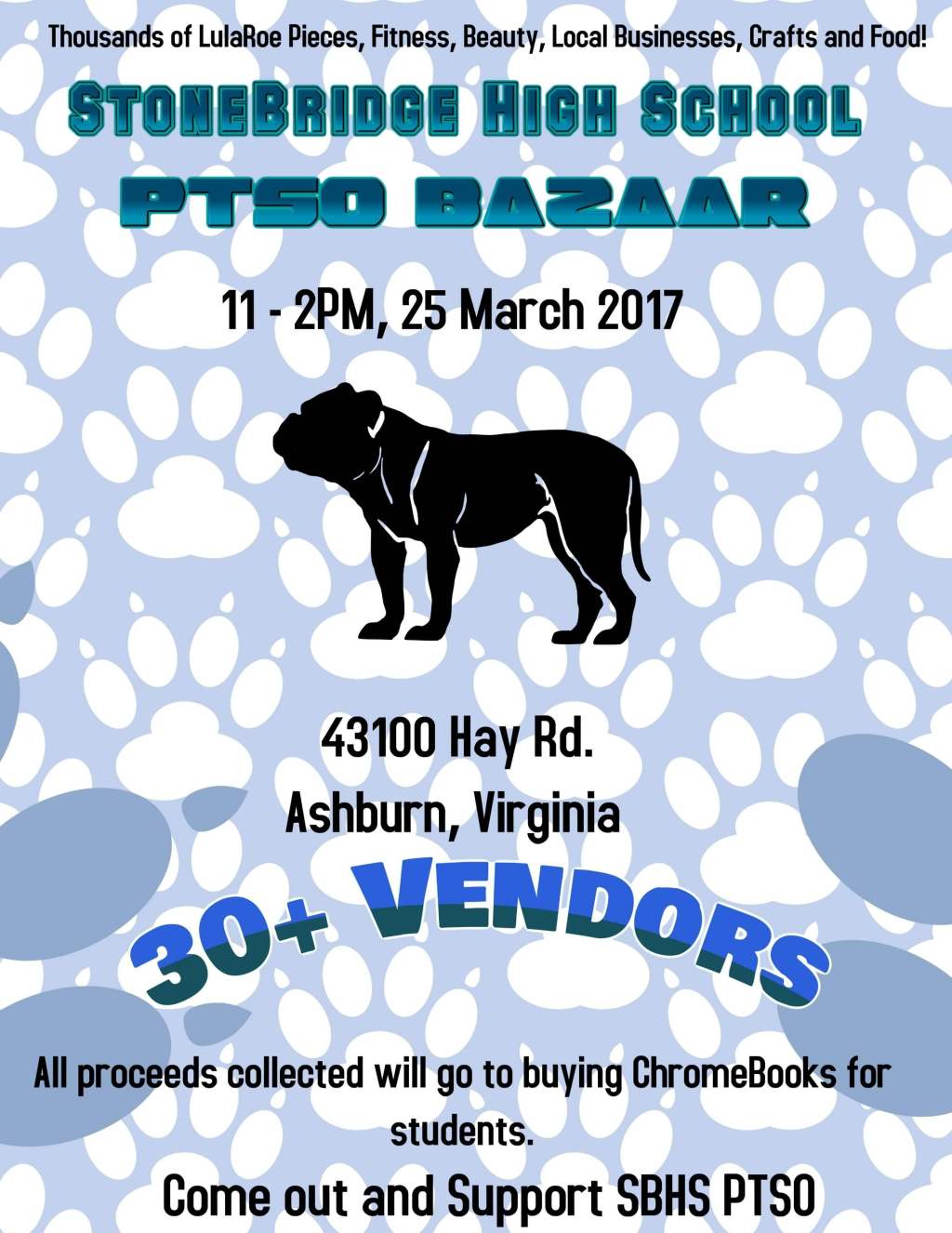 STONE BRIDGE PTSO HOLDS FUNDRAISER BAZAAR - The Burn