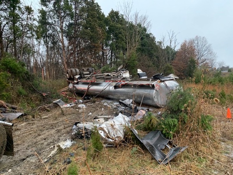 Tank Truck Rollover