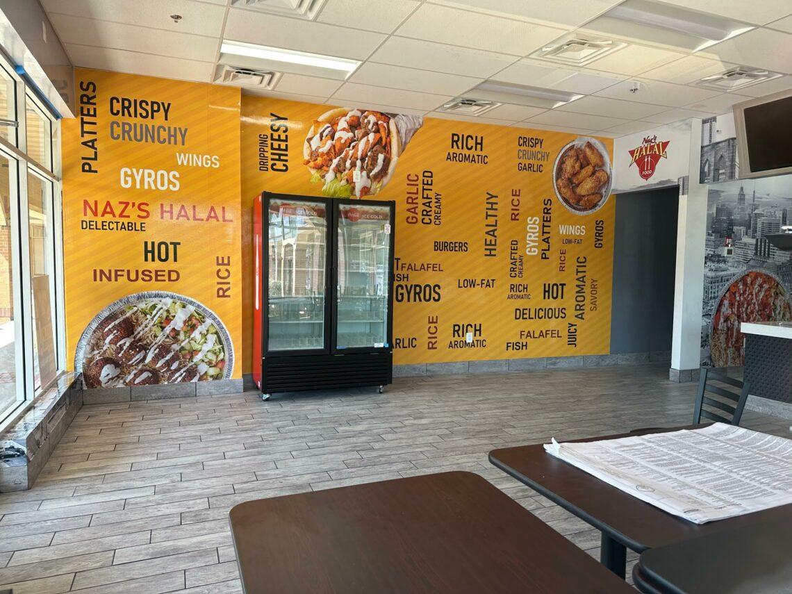 First peek inside upcoming Naz’s Halal restaurant in Sterling - The Burn