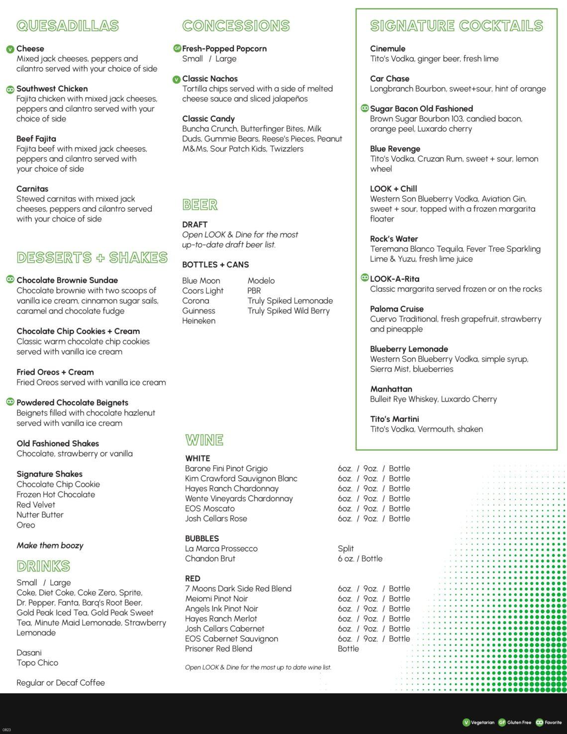 Look Dine-In Cinema sets opening date at Reston Town Center