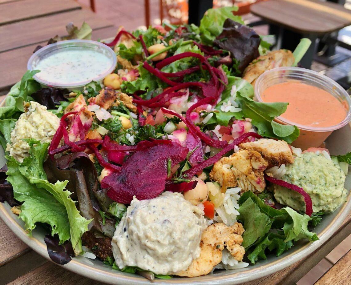 Sign goes up at Loudoun’s first Mezeh Mediterranean Grill location ...