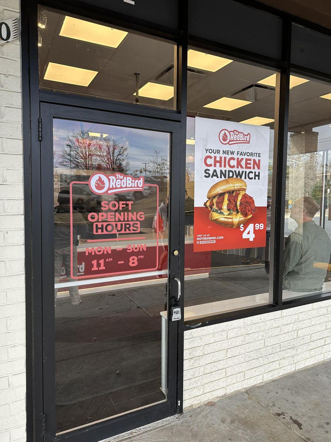 First Red Bird hot chicken sandwich shop opens in Northern Virginia