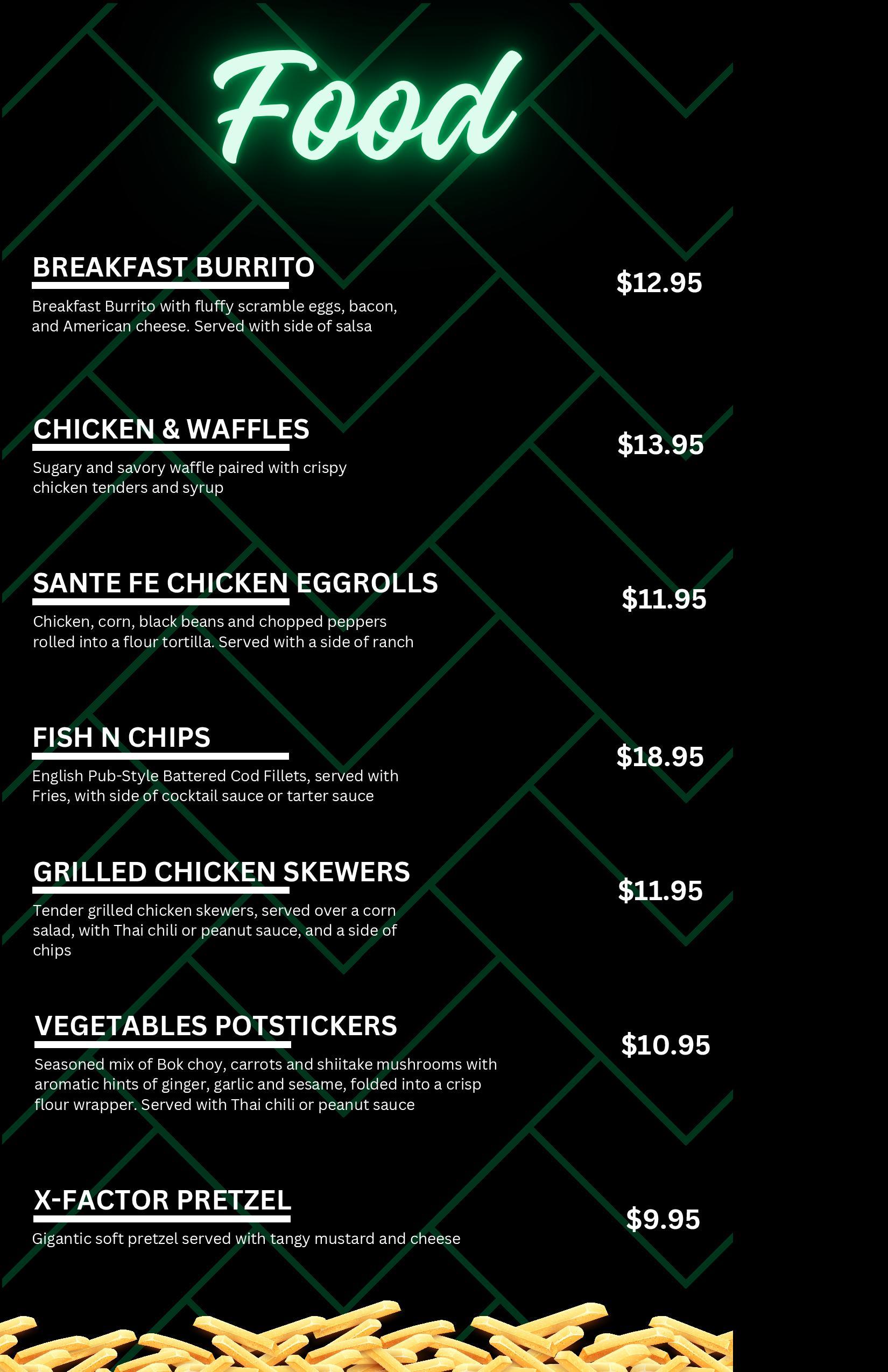 X-Golf in Ashburn shares new food and drink menu