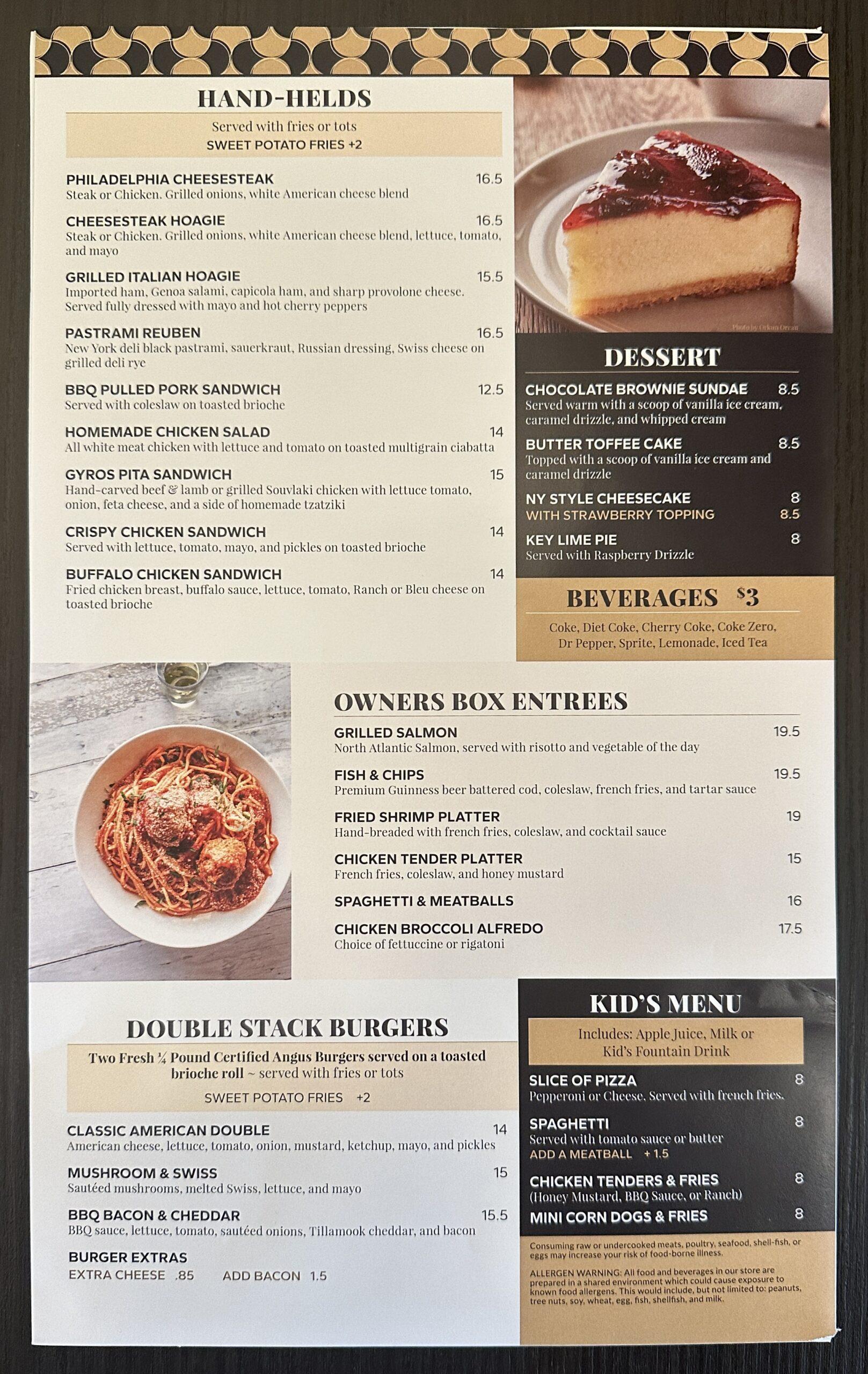 Ashburn’s new Rubino’s Sports Pub features expanded menu