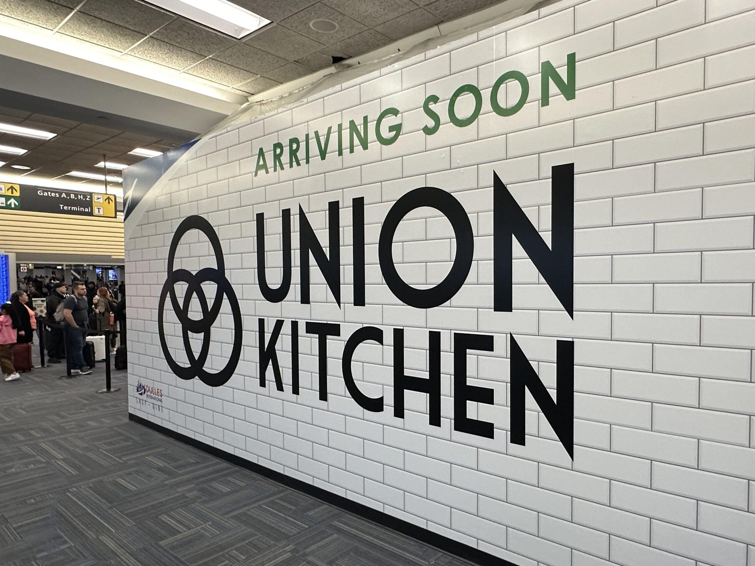 Union Kitchen arriving soon as Dulles International