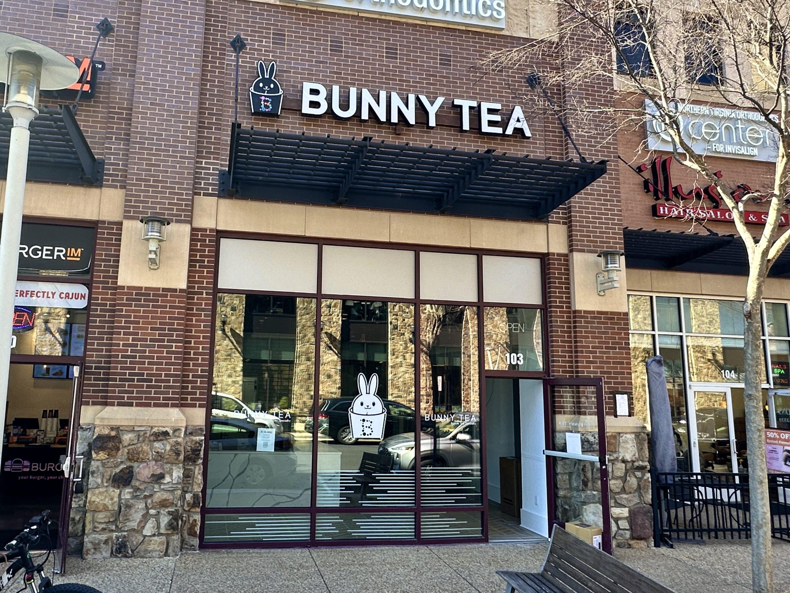 Sign is up at new Bunny Tea in Brambleton - The Burn