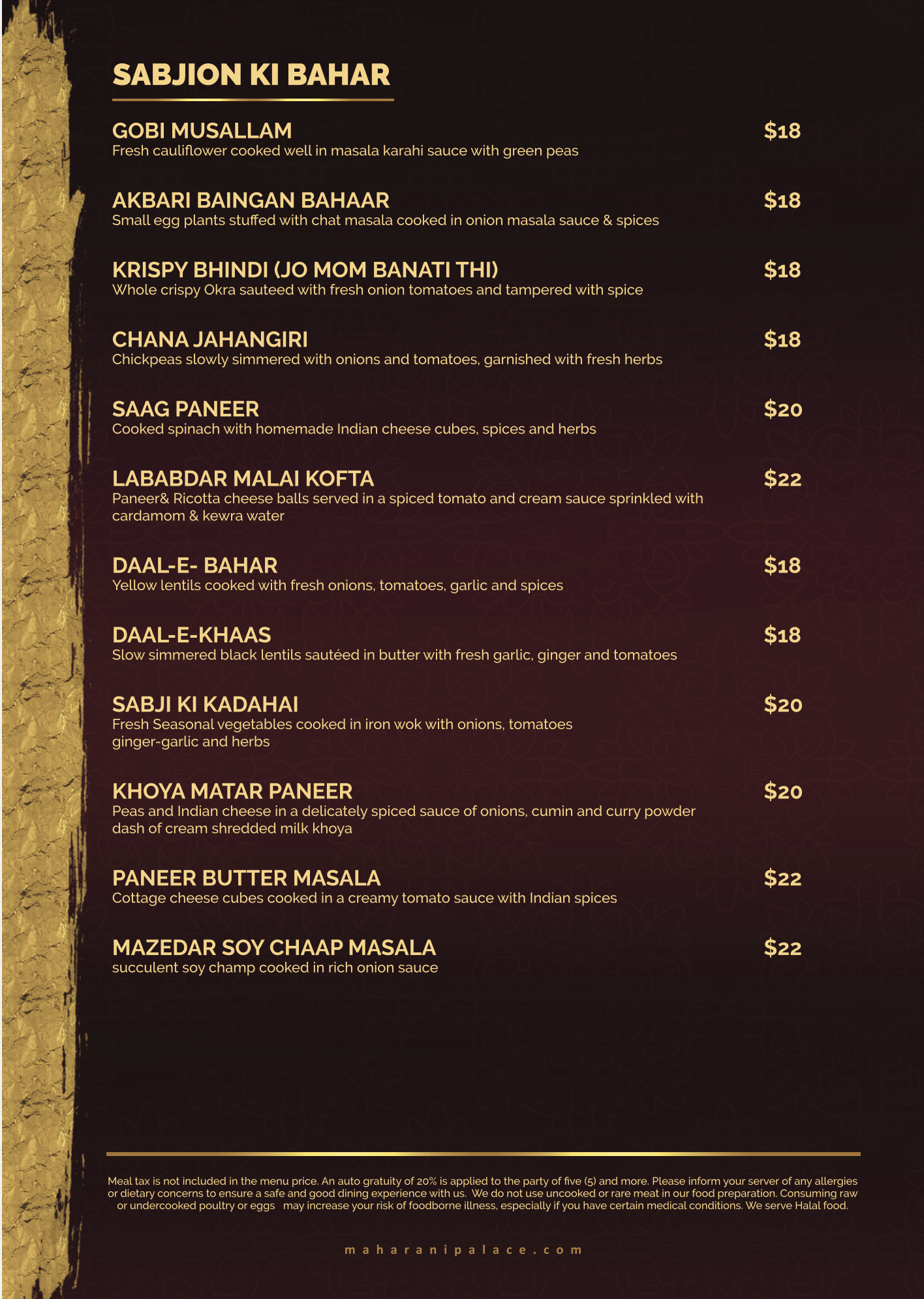 Check out the amazing dining room at Herndon’s new Maharani Palace ...